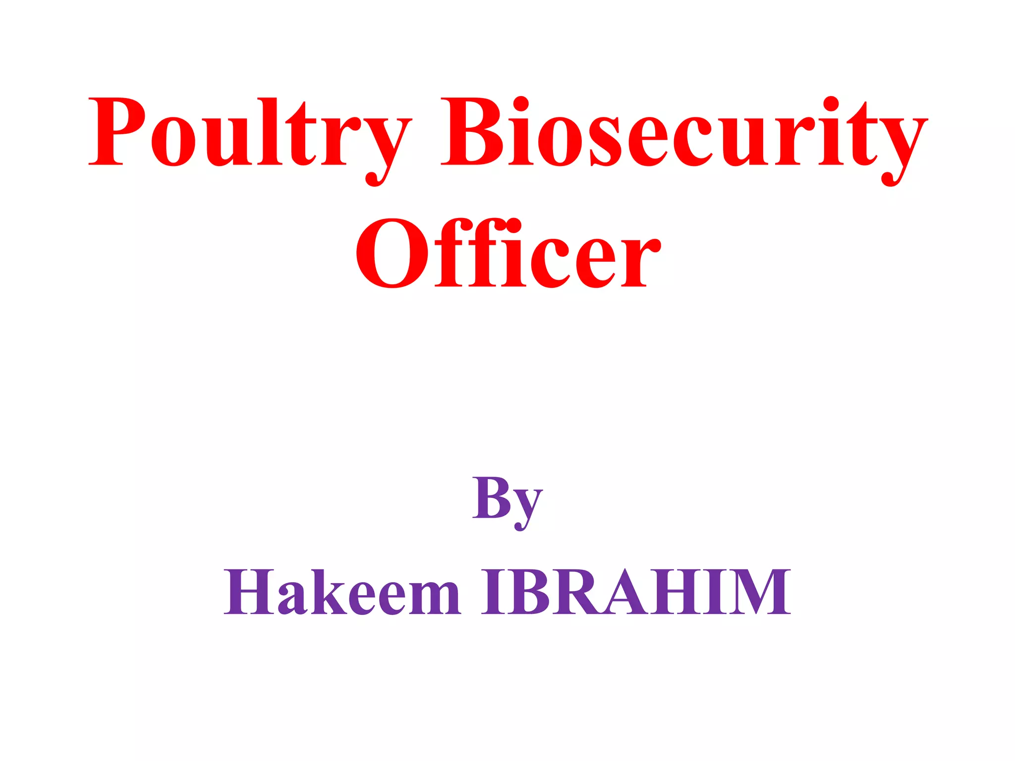 Biosecurity | PPT