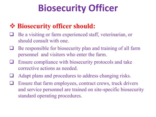 Biosecurity | PPTX
