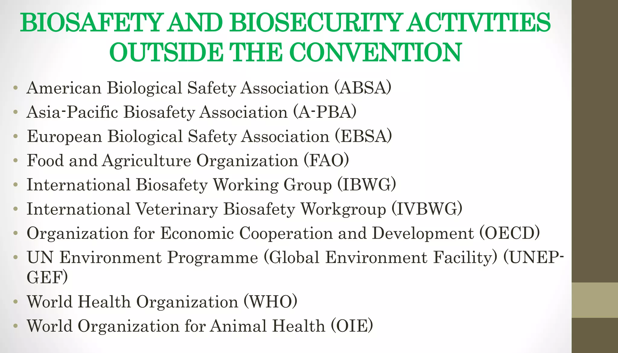Biosecurity | PPTX | Infectious Diseases | Diseases and Conditions