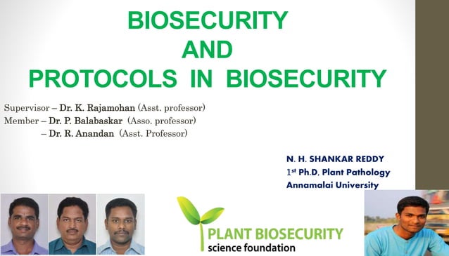 Biosecurity | PPTX | Infectious Diseases | Diseases and Conditions