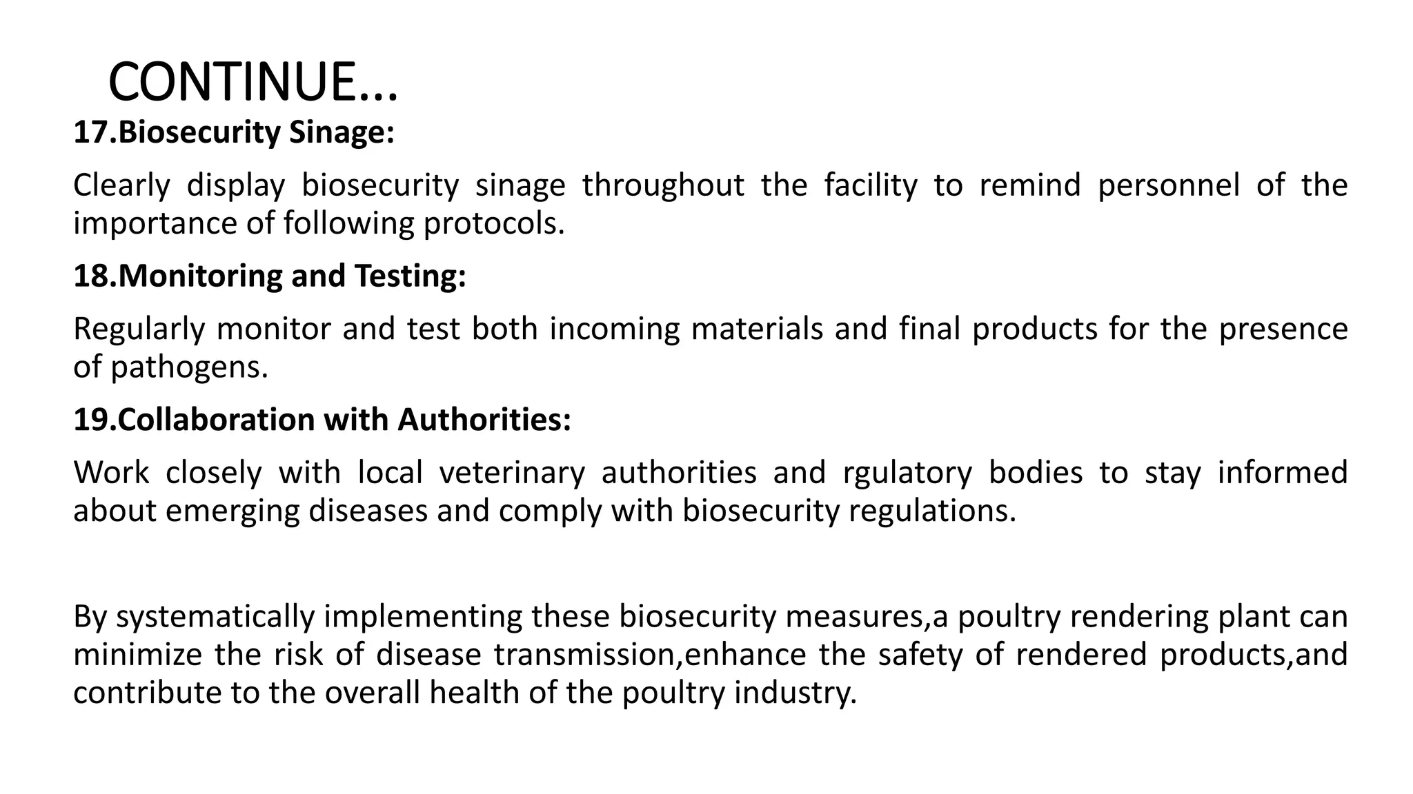 Biosecurity at Poultry Rendering Plant.pptx