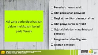 Sistem Biosecurity dan Biosafety Peternakan | PDF