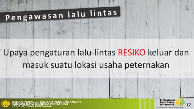 Sistem Biosecurity dan Biosafety Peternakan | PDF