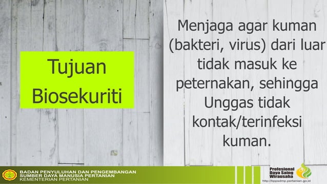 Sistem Biosecurity dan Biosafety Peternakan | PDF