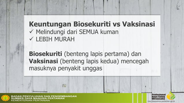 Sistem Biosecurity dan Biosafety Peternakan | PDF