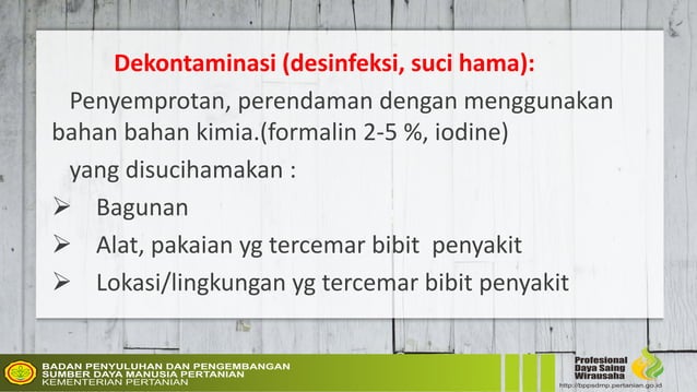 Sistem Biosecurity dan Biosafety Peternakan | PDF