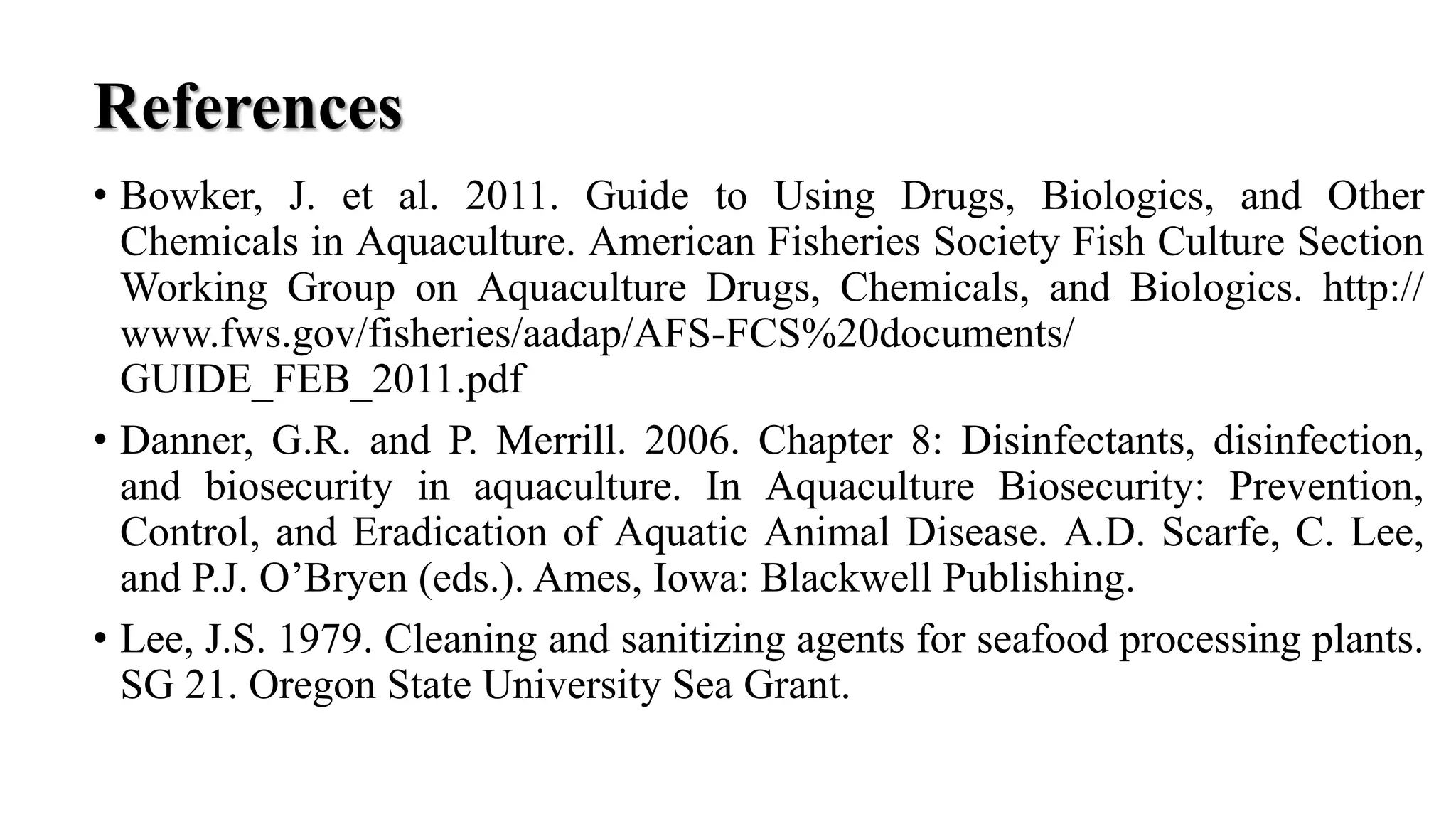 Biosecurity in aquaculture | PPT