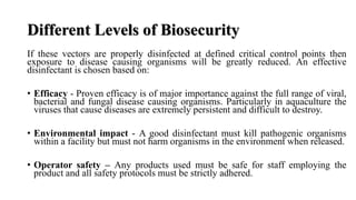 Biosecurity in aquaculture | PPT