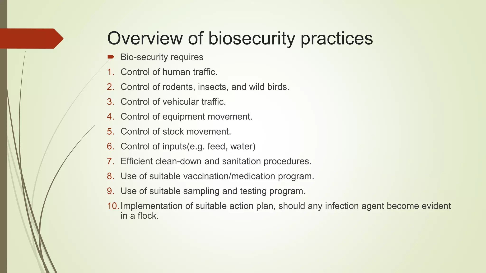 Biosecurity presentation | PPTX | Infectious Diseases | Diseases and ...