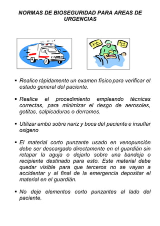 Normas generales de bioseguridad | DOC