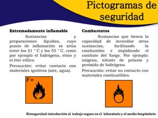 Bioseguridad introducción al trabajo seguro en el laboratorio | PDF