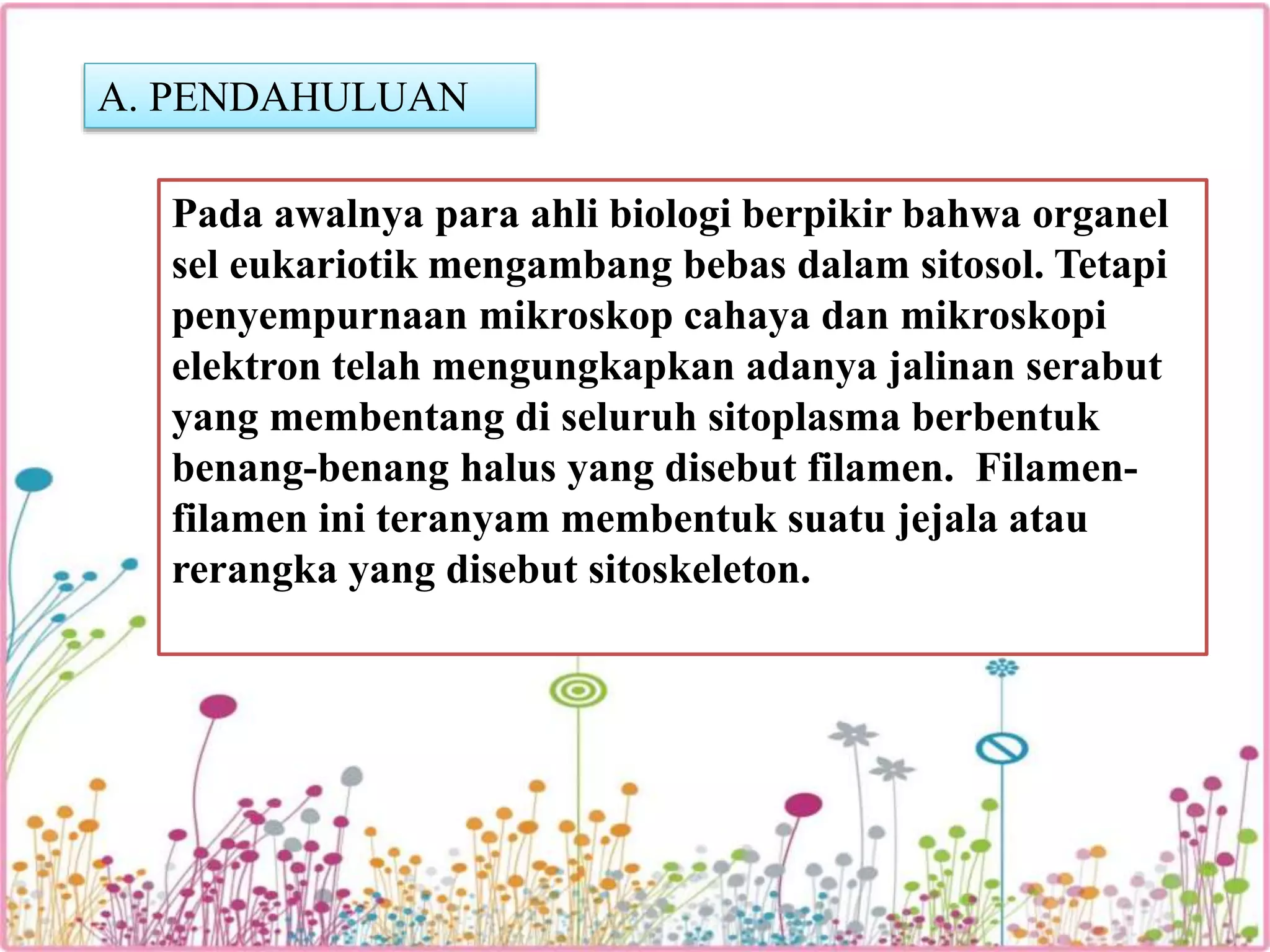 Biologi sel slide show | PPTX
