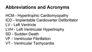 Prevention of Sudden Cardiac Death with Implantable Cardiac ...