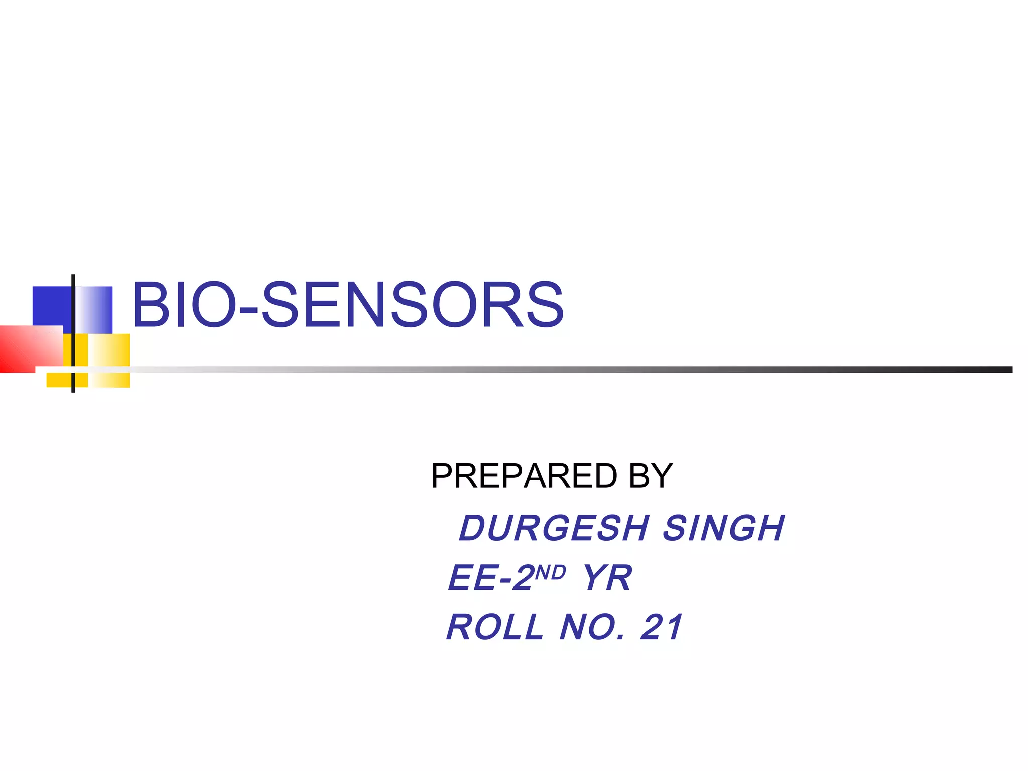Biosensor | PPT