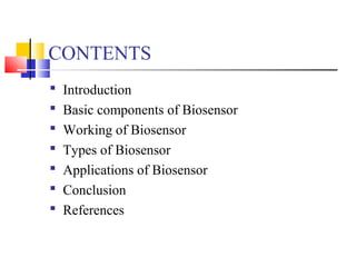 Biosensor | PPT