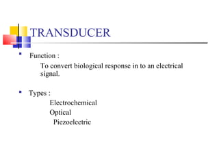 Biosensor | PPT