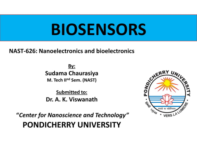 Biosensor | PDF | Chemistry | Science