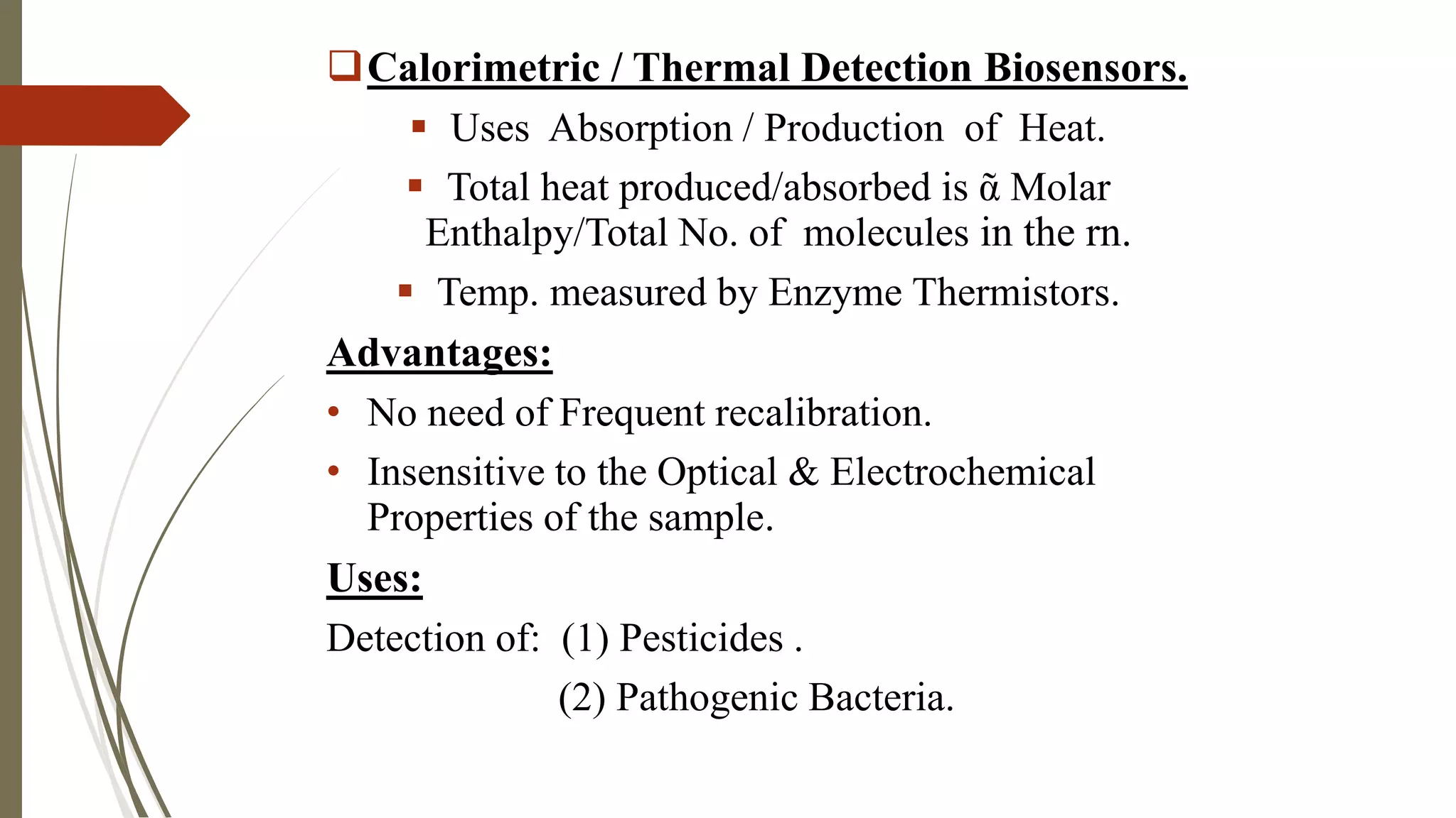 Biosensor ppt | PDF