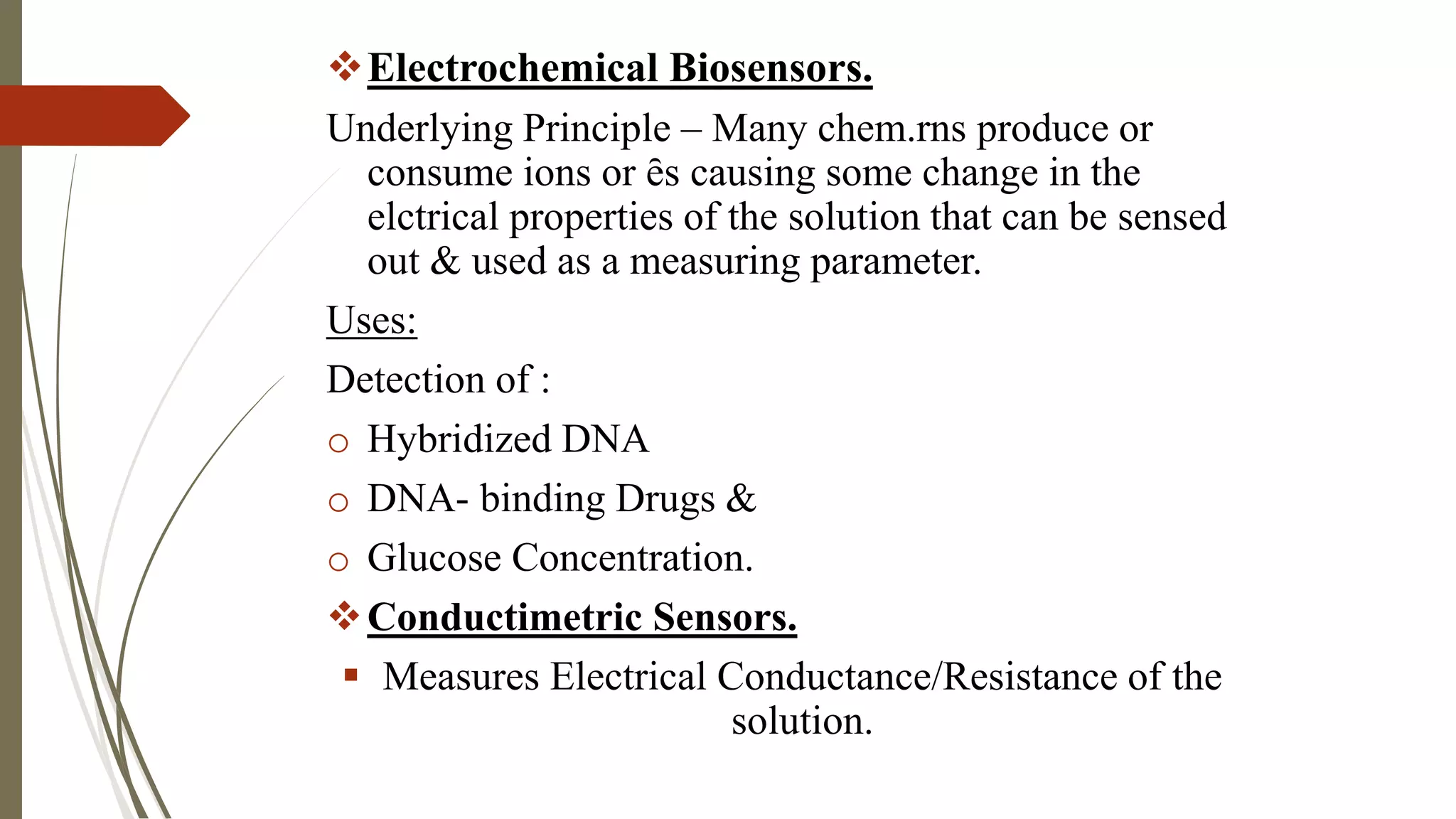 Biosensor ppt | PDF