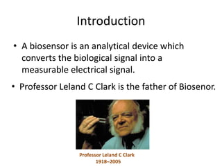 Biosensor | PPTX