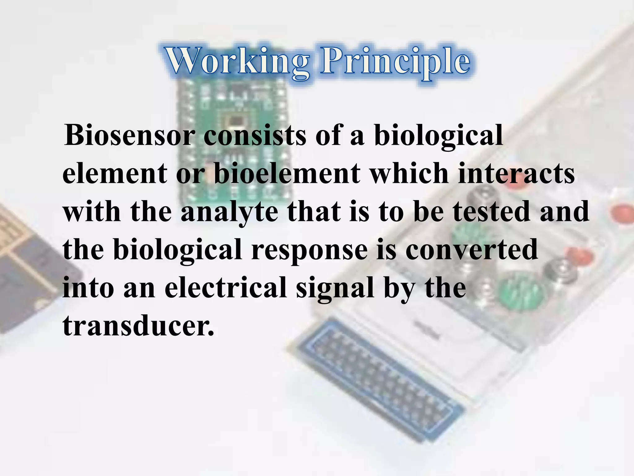 Biosensor | PPTX