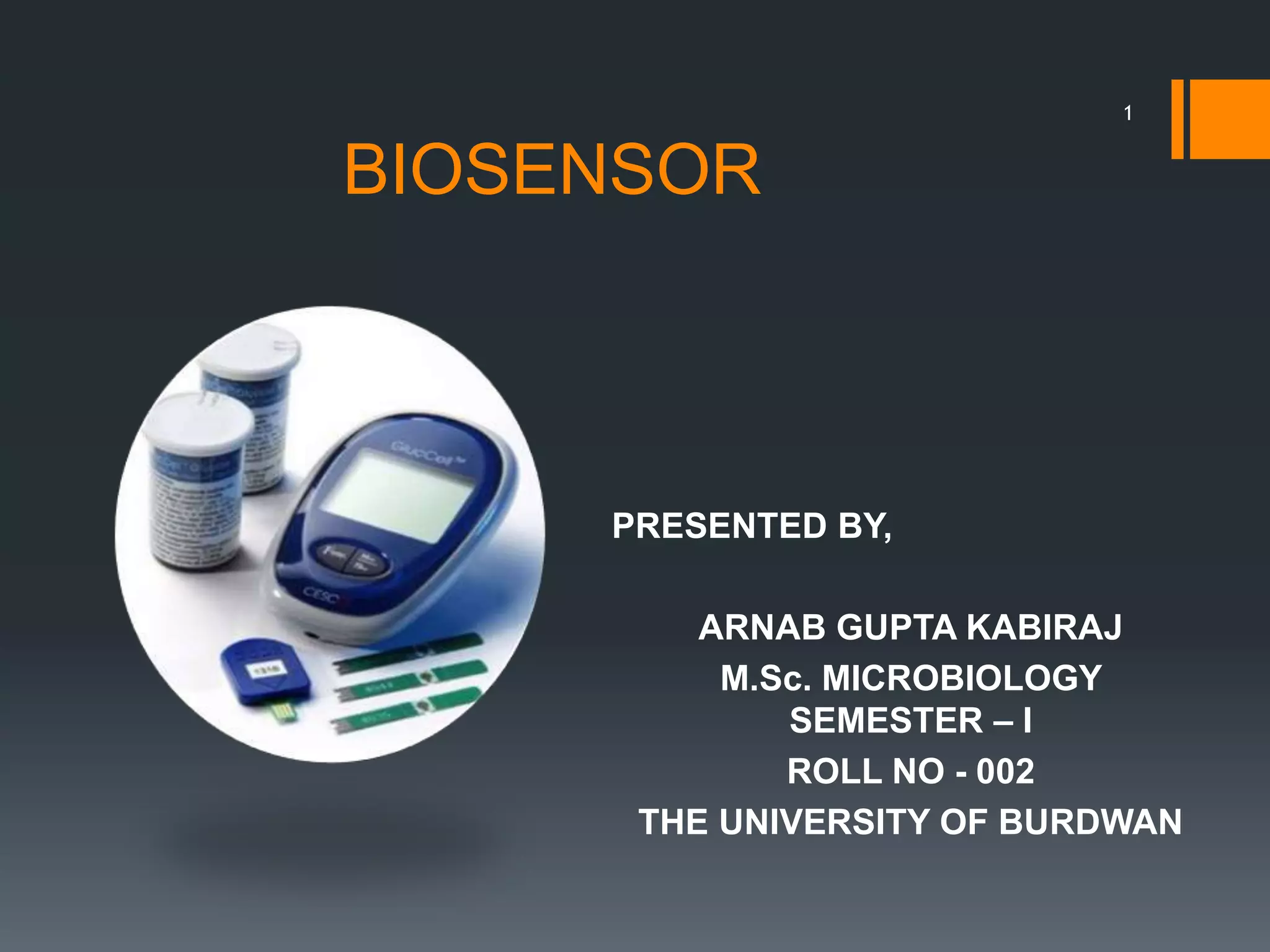 Biosensor | PPTX