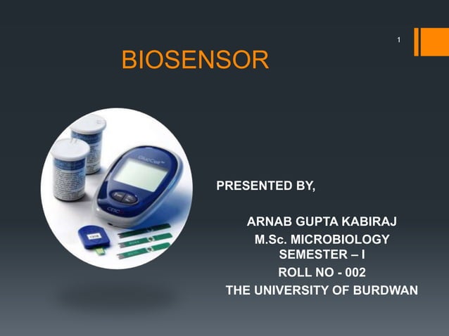 Biosensor | PPTX