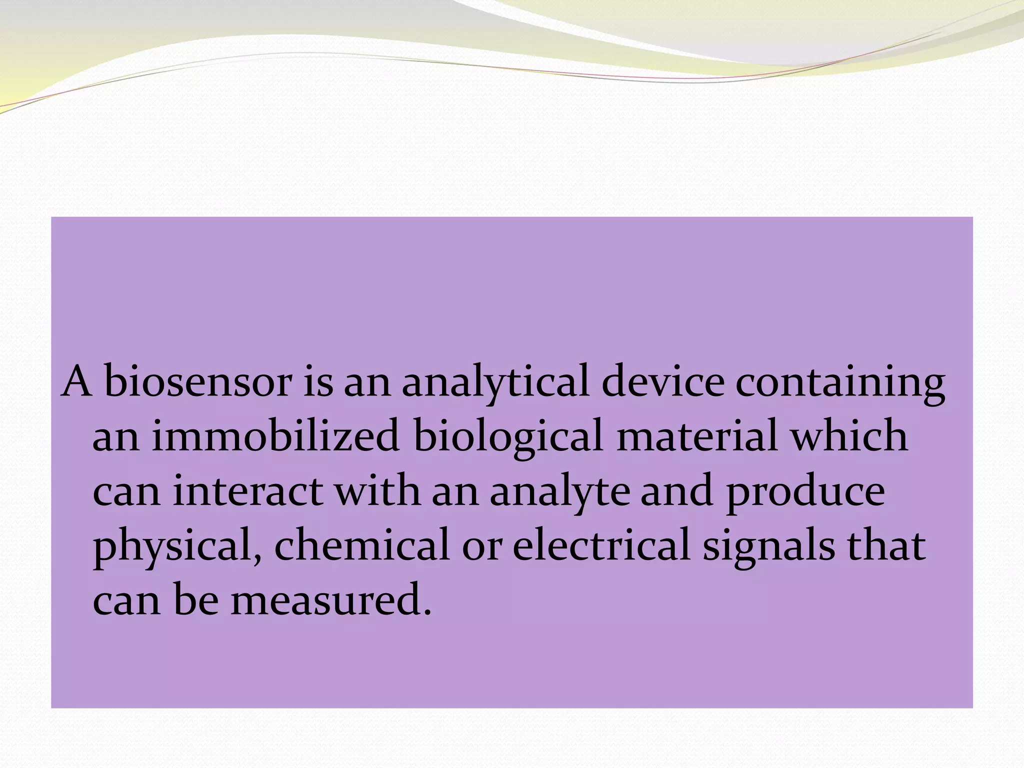 Biosensor | PPT