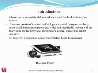 Biosensor | PPTX | Chemistry | Science