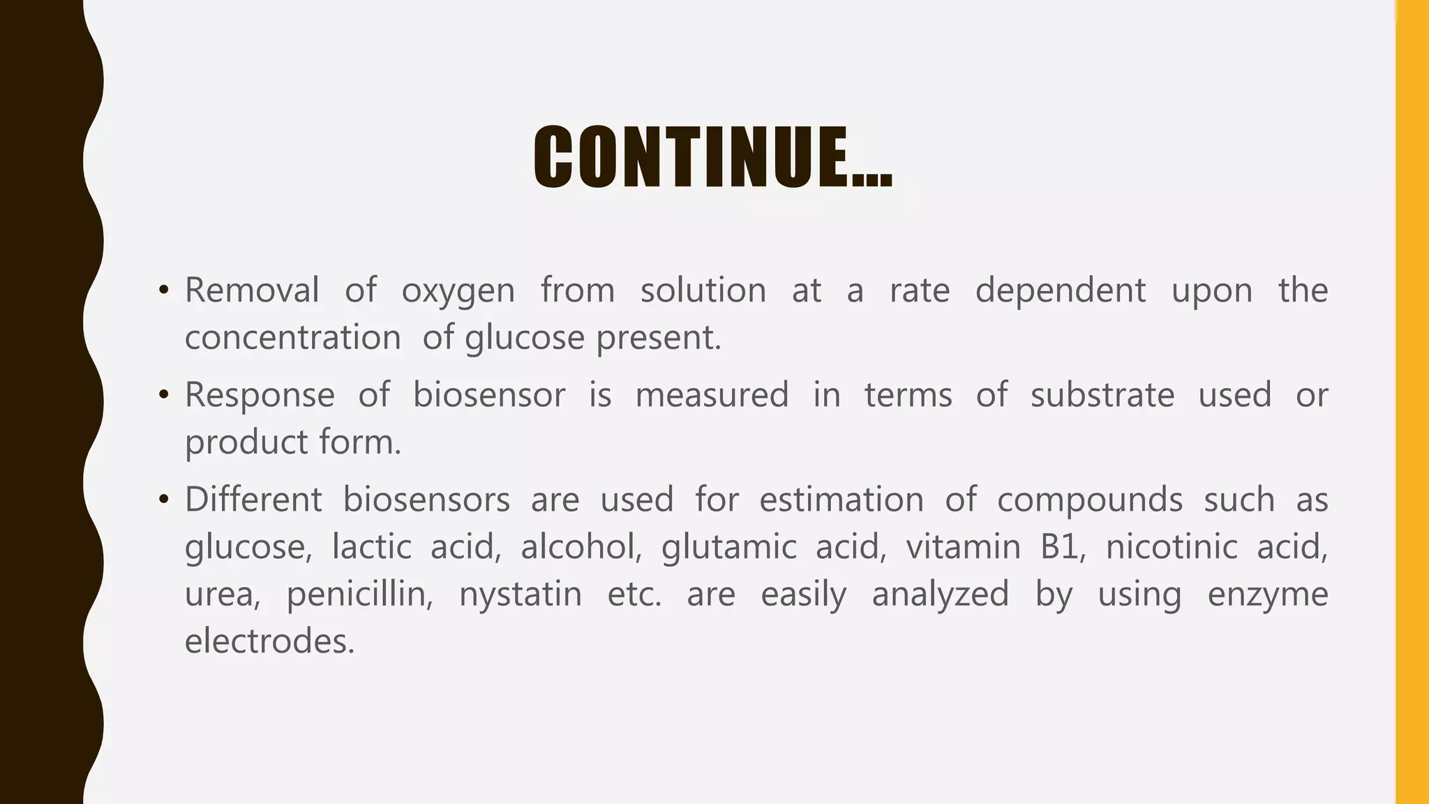 Biosensor | PPTX | Chemistry | Science