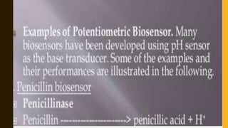 Biosensor | PPTX | Chemistry | Science