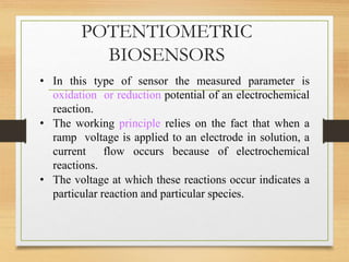 Biosensor | PPTX | Chemistry | Science