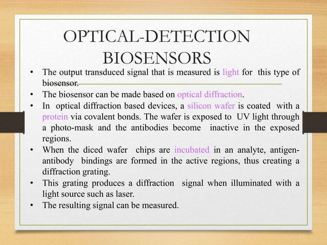 Biosensor | PPTX | Chemistry | Science
