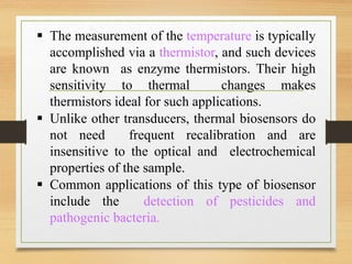 Biosensor | PPTX | Chemistry | Science
