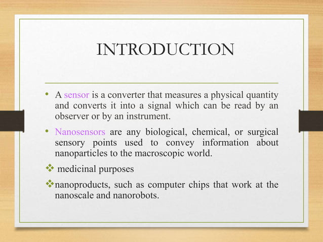 Biosensor | PPTX | Chemistry | Science