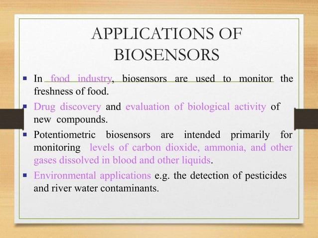 Biosensor | PPTX | Chemistry | Science