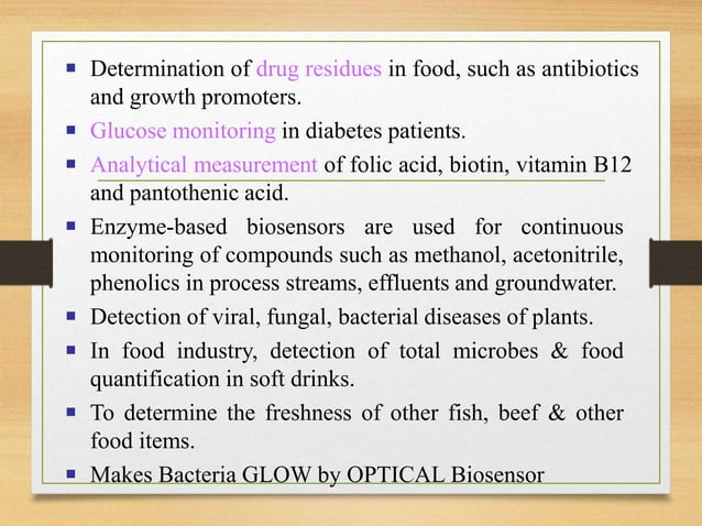 Biosensor | PPTX | Chemistry | Science