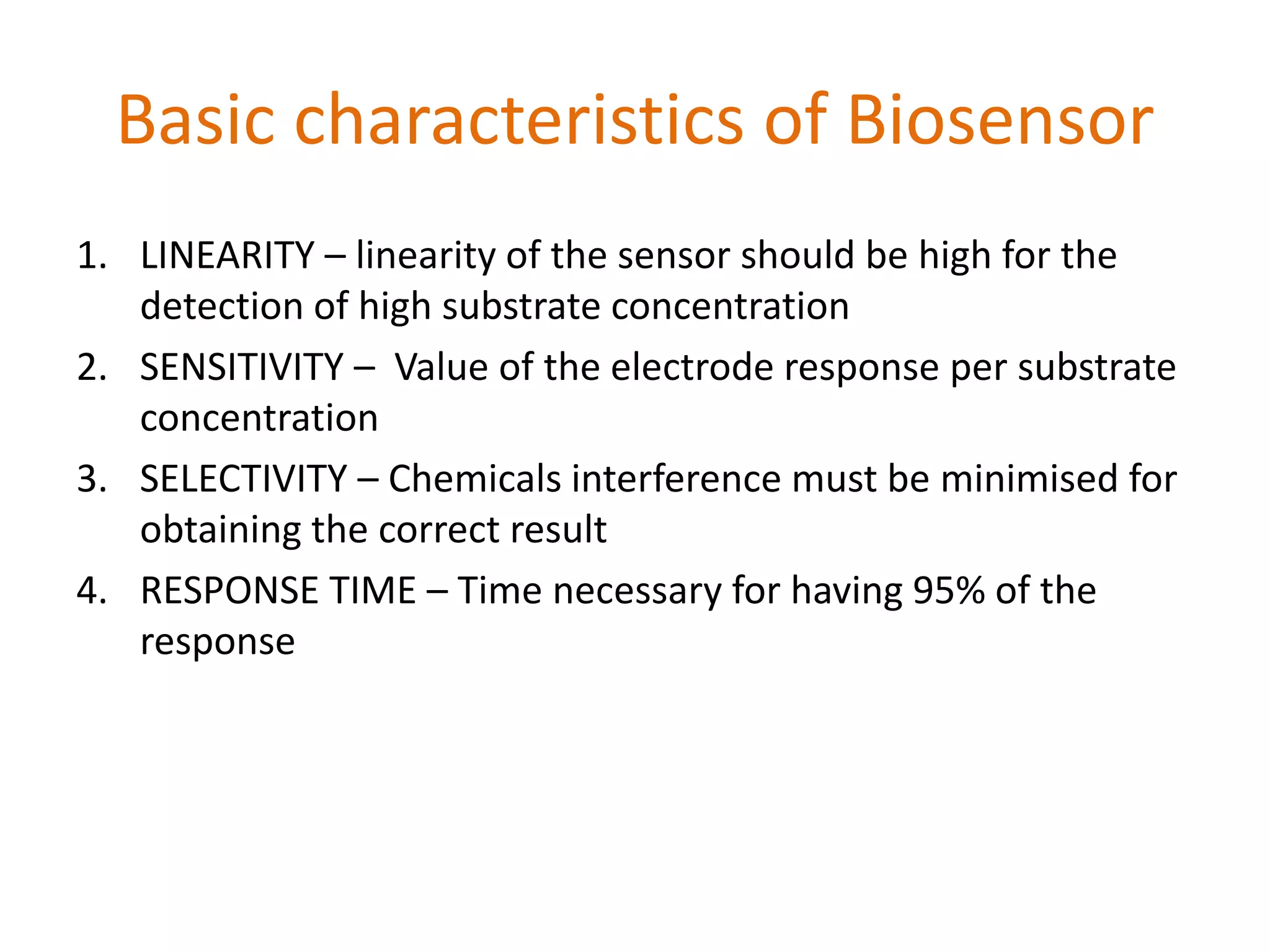 Biosensor , its components, working and types of biosensors | PPTX