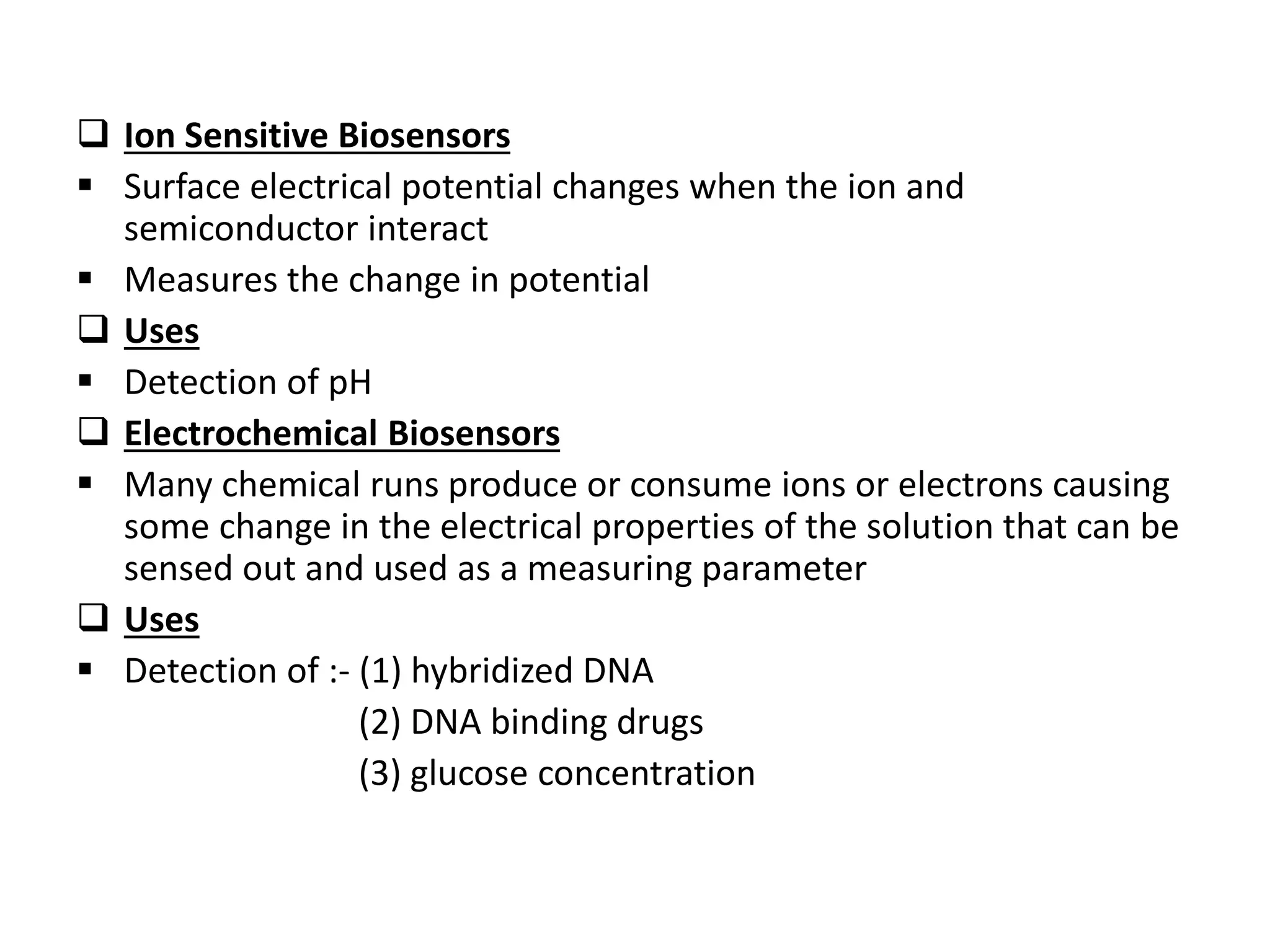 Biosensor , its components, working and types of biosensors | PPTX