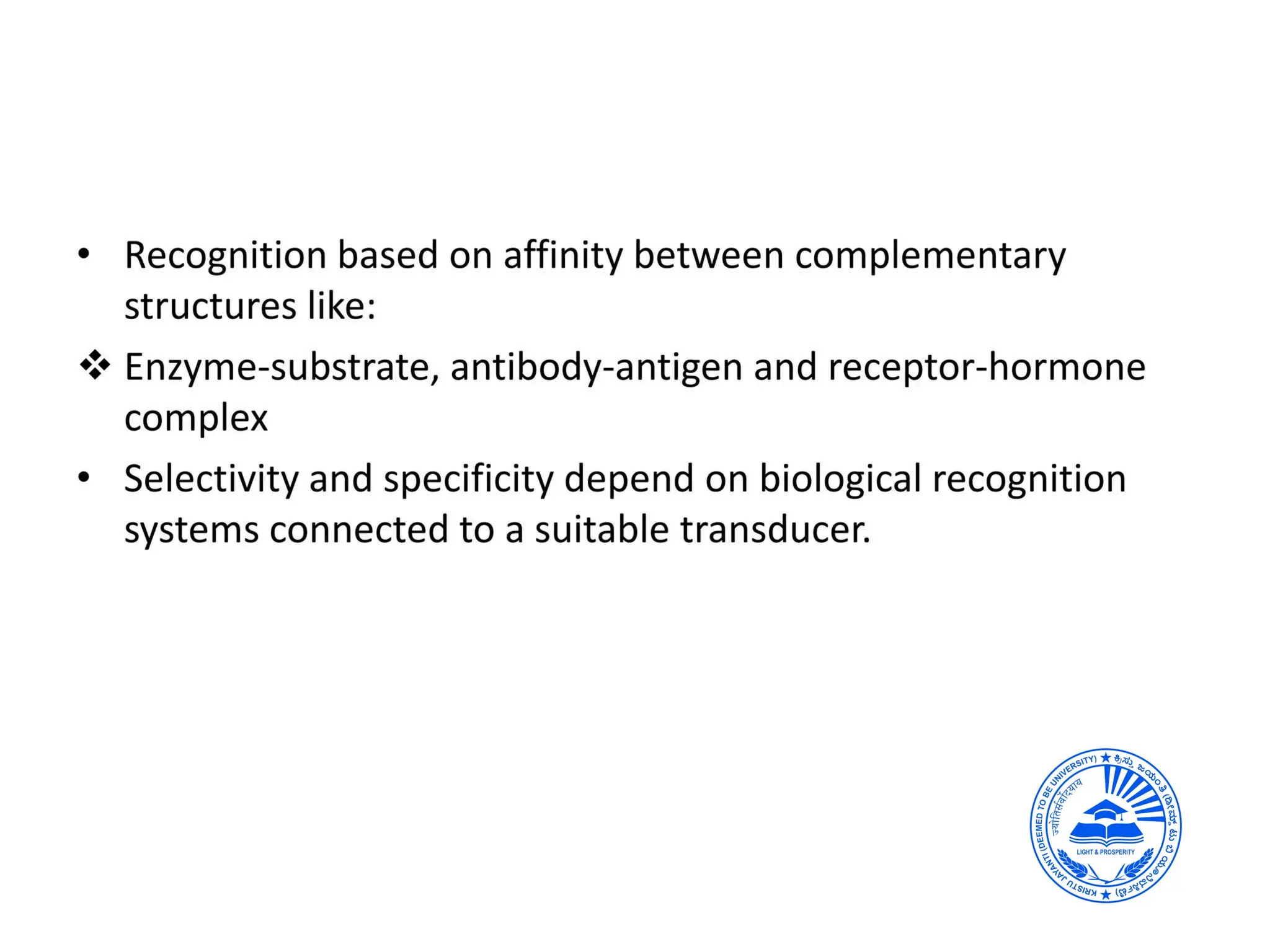 A biosensor is an analytical device that uses a biological component ...