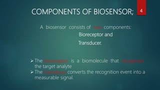 components of biosensors | PPTX