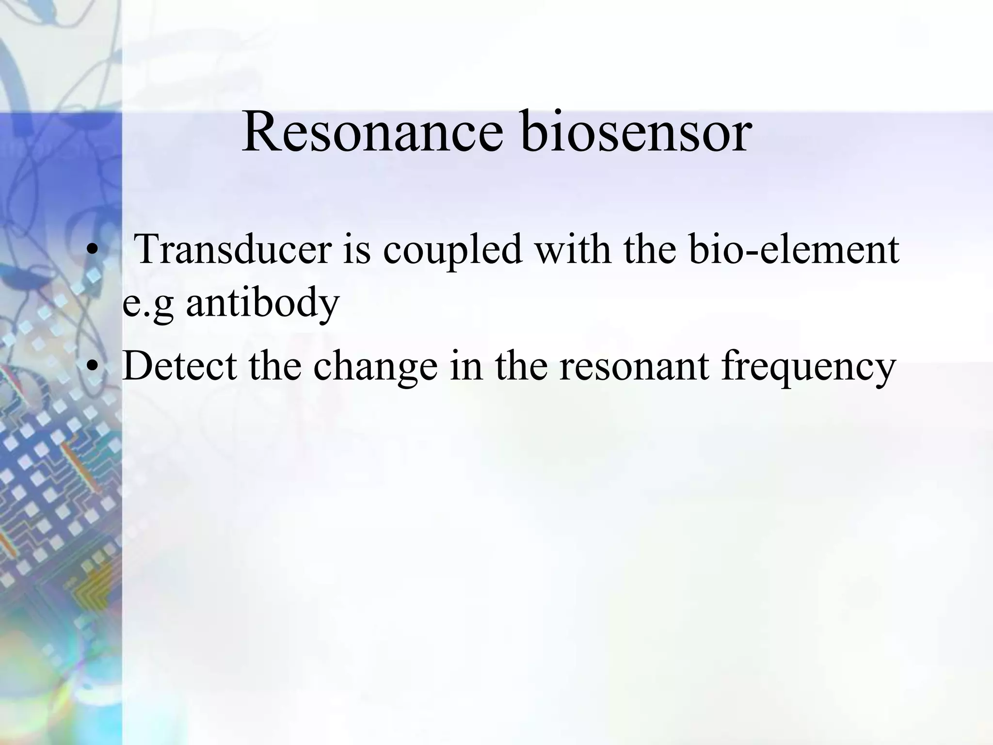 Biosensor ppt | PPTX | Chemistry | Science