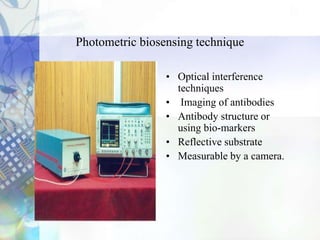 Biosensor ppt | PPTX