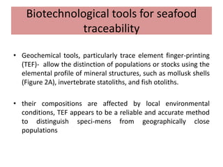 Biosensor, Ecolabeling and Traceability | PPTX