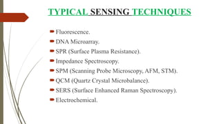 BioSensor- Definition, Parts, types and applications of Biosensor | PPTX