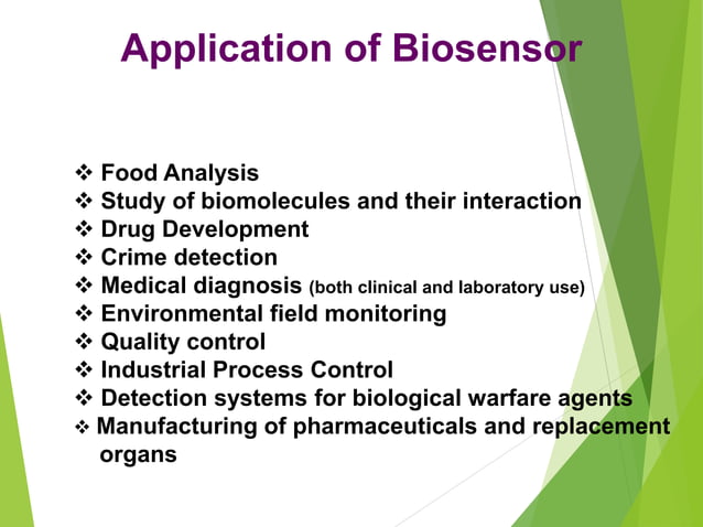 Biosensors: General Principles and Applications | PPT | Chemistry | Science