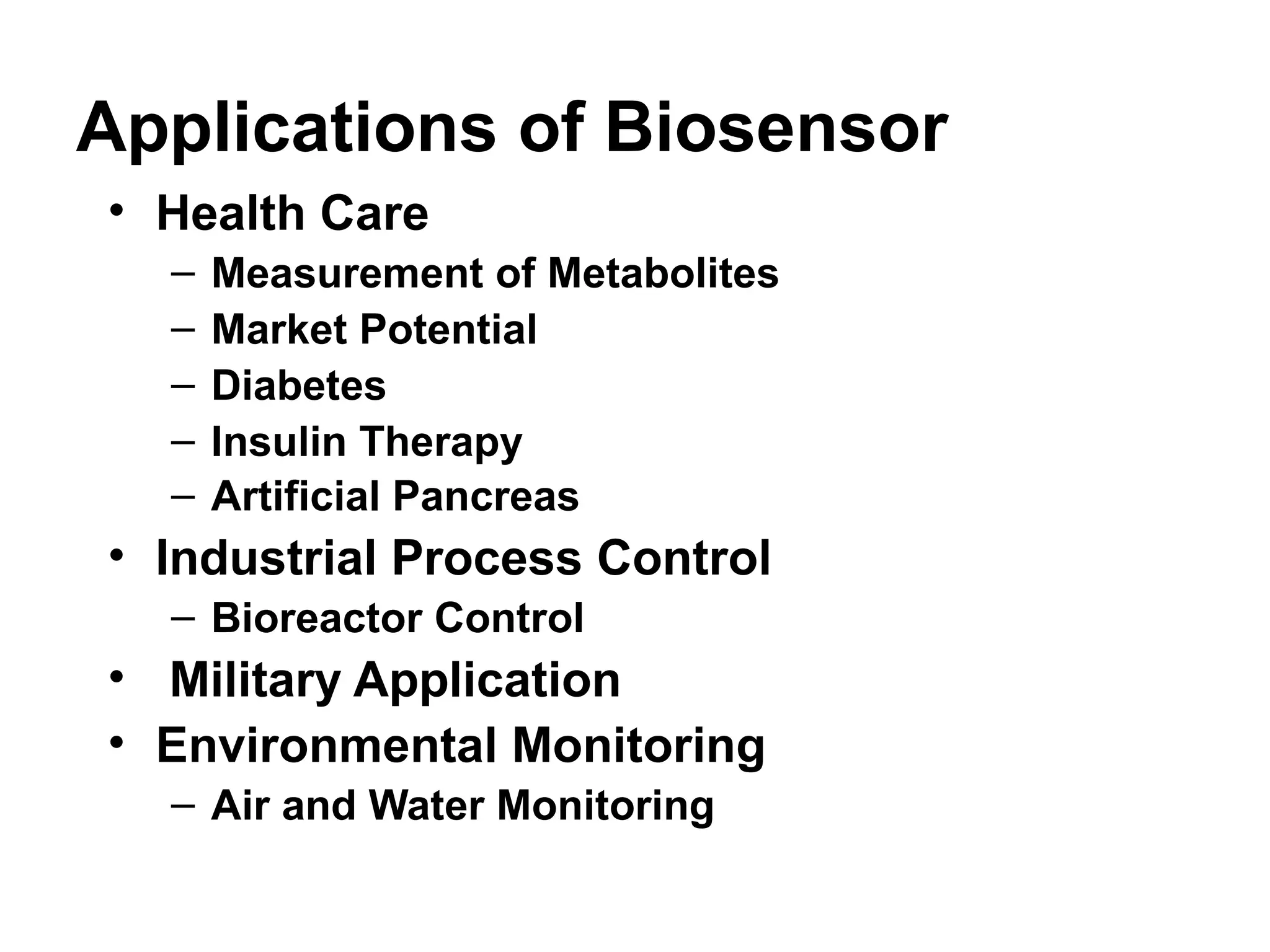 Bio sensors | PPT