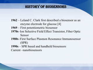 Biosensors: A Review | PPTX
