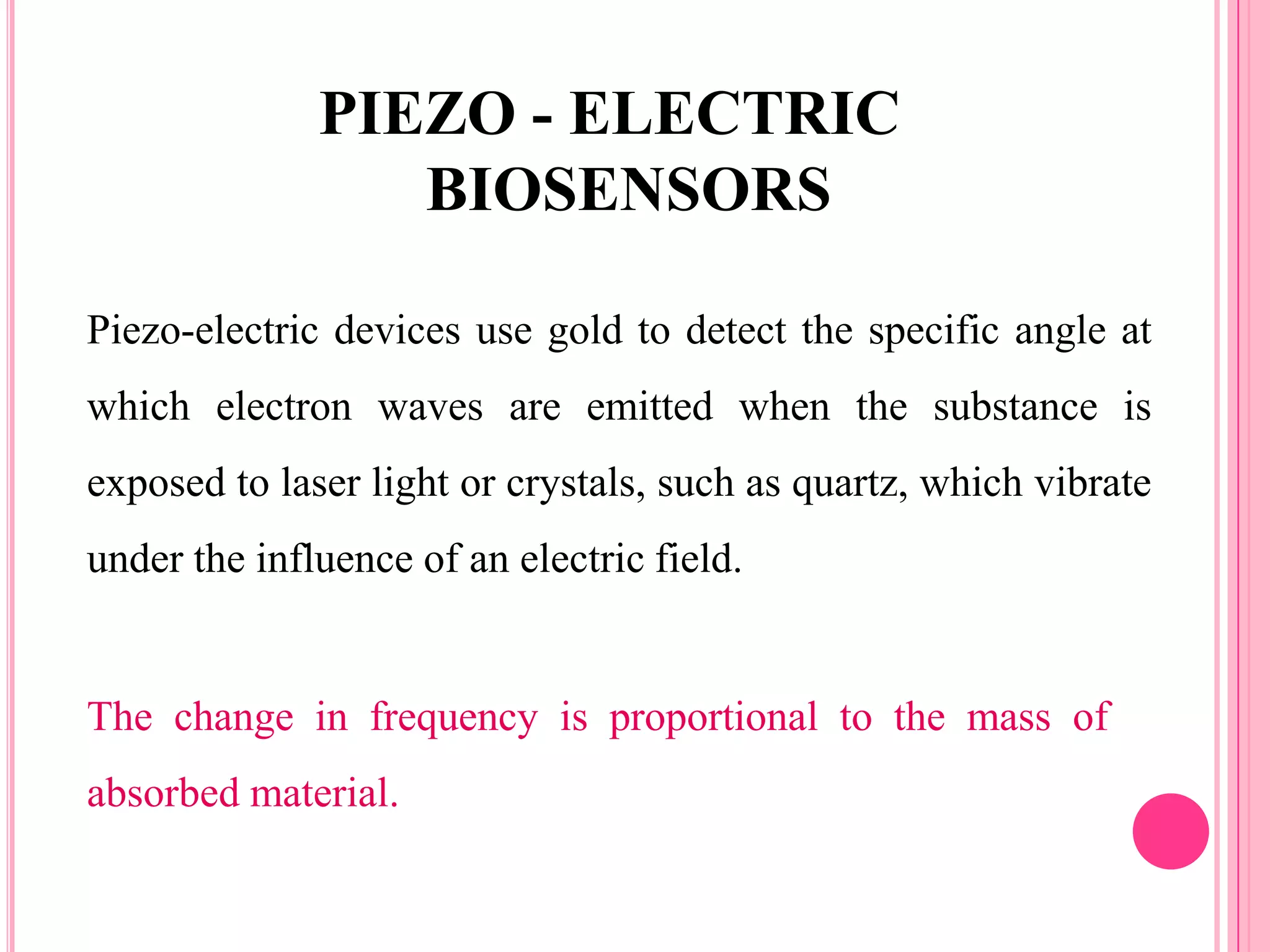 Biosensors | PPTX
