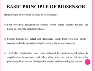 Biosensors | PPTX